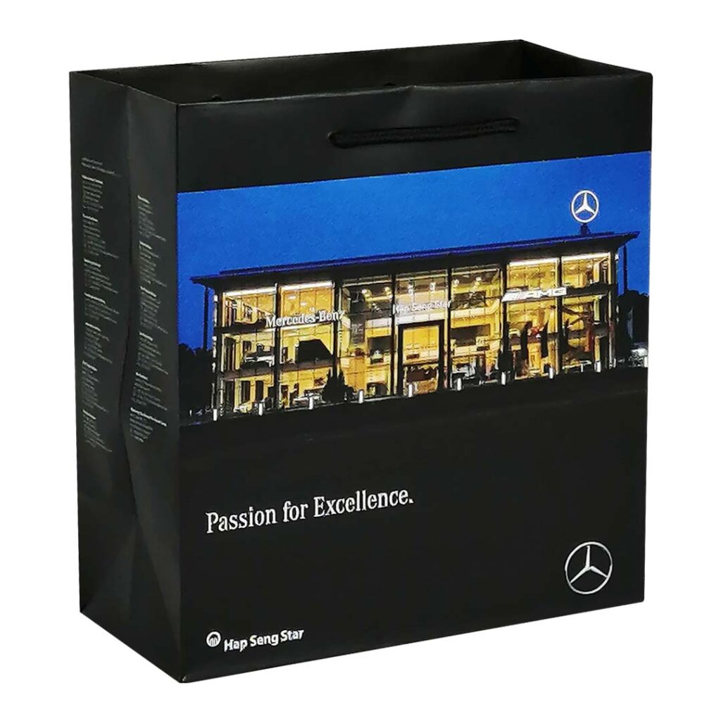 Premium Mercedes Benz Branded Paper Bag – Ideal for Automotive ...