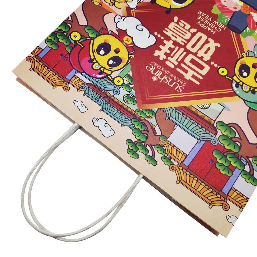 Premium SUNSHINE CNY Paper Bags for Festive Gifting – Sun Paper Bags